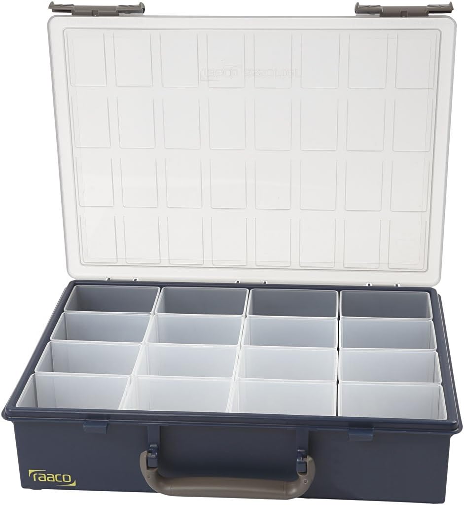 Amazon.com: Raaco Storage Box, size 33,8x26,1 cm, 16 removable insert ...