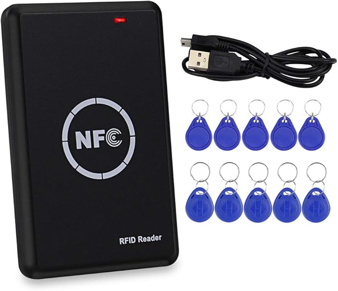 Amazon.com: HFeng NFC Smart RFID Copier/Writer/Readers/Duplicator 125KHz 13.56MHz USB Programmer ...