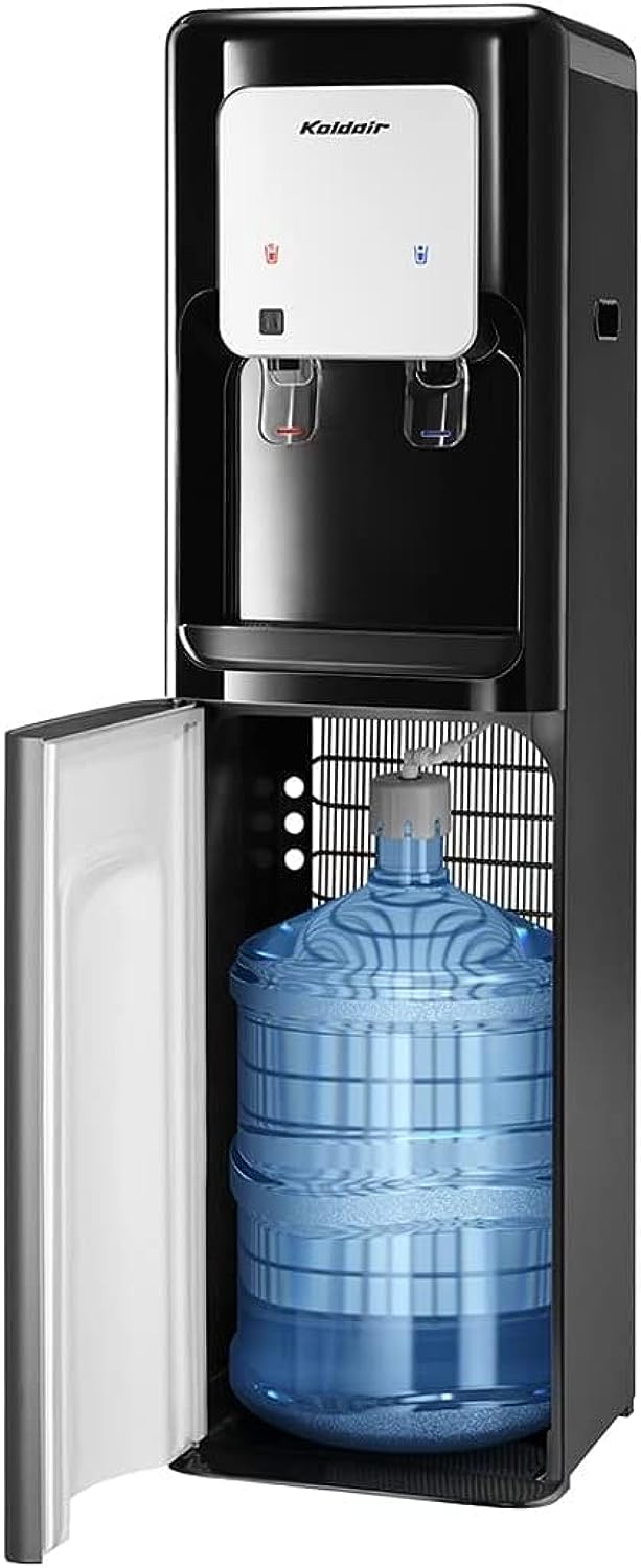 Koldair Water Dispenser Hot and Cold 2 Tabs - Bottom loading - Black ...