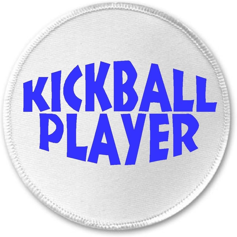 Amazon.com: A&T Designs Kickball Player 3" Sew On Patch : Clothing ...