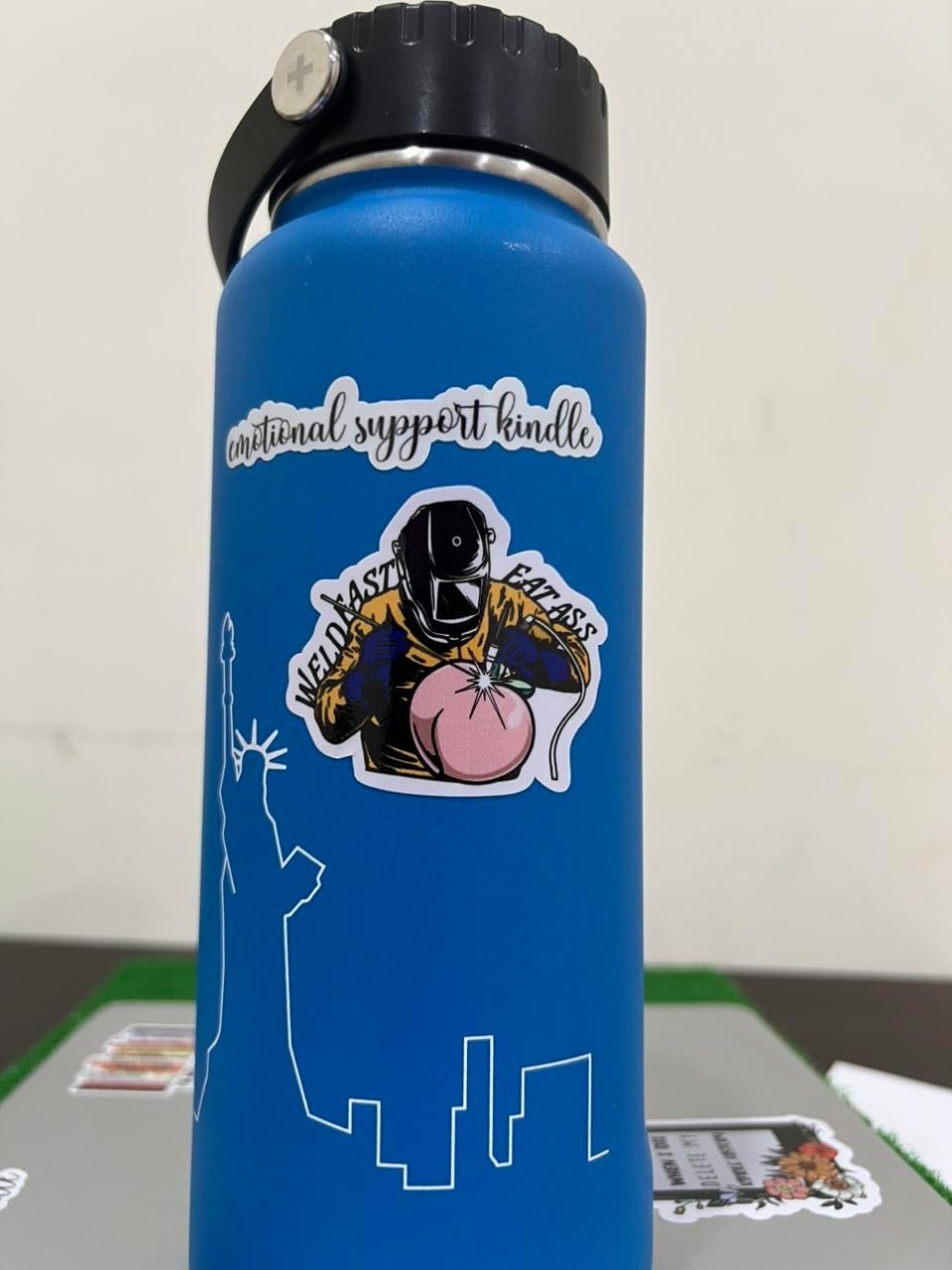 Adhesivo de Weld Fast Eat A**, calcomanía de sombrero duro, divertida ...