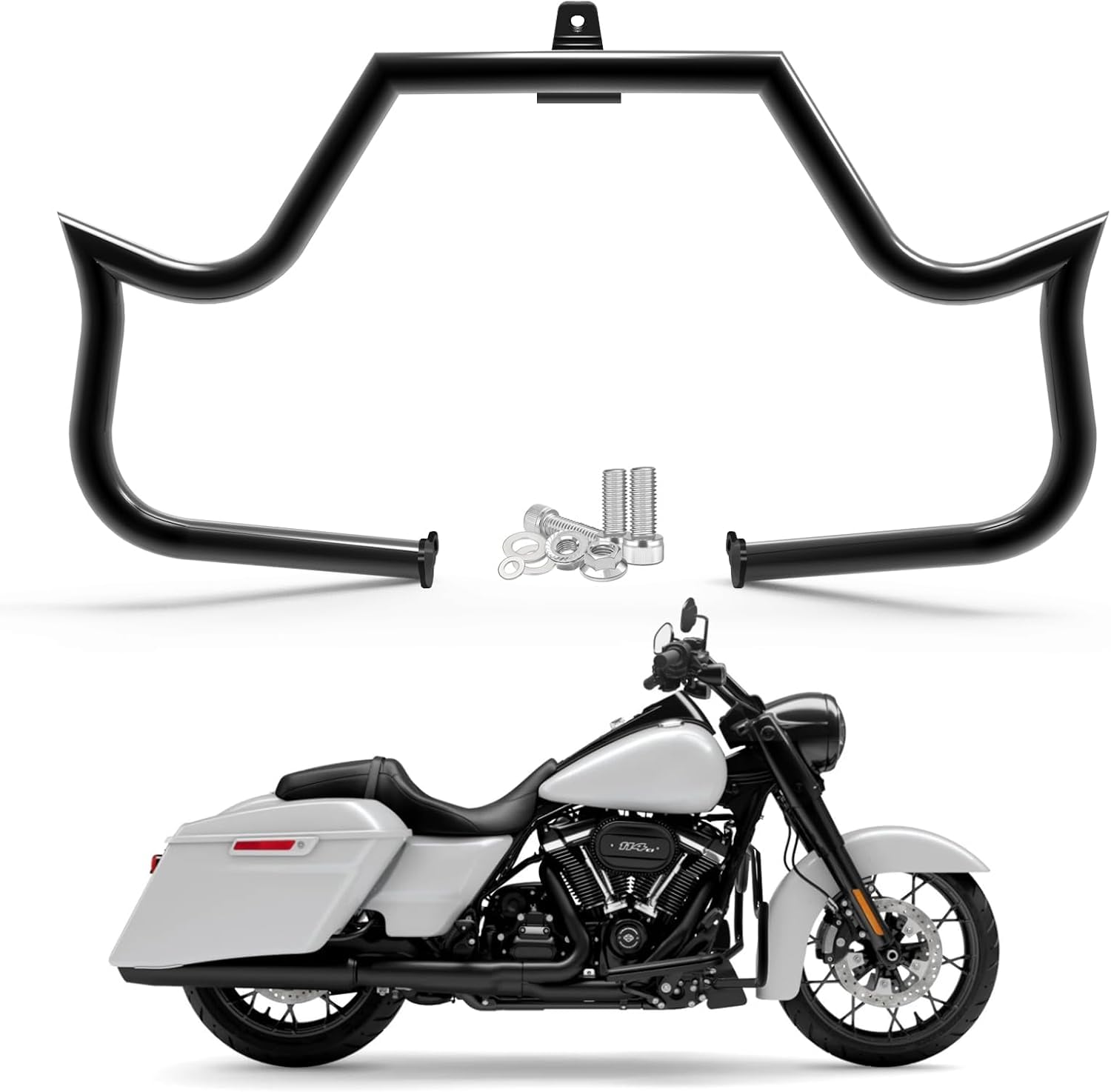 Amazon.com: totiancong Motorcycle Crash Bar Engine Guard Highway Bar ...
