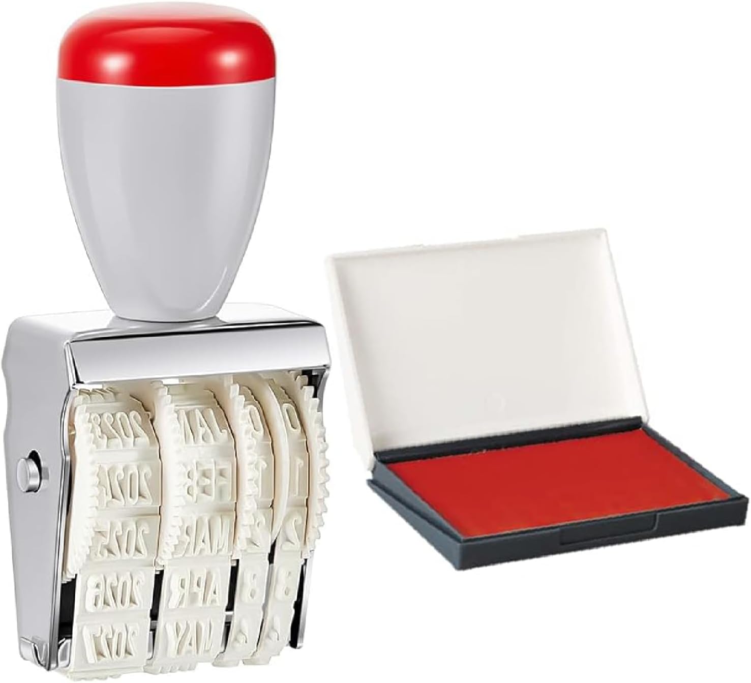 Amazon.com: Traditional Rubber Date Stamp, Type Size 1.5, Black (RD015 ...