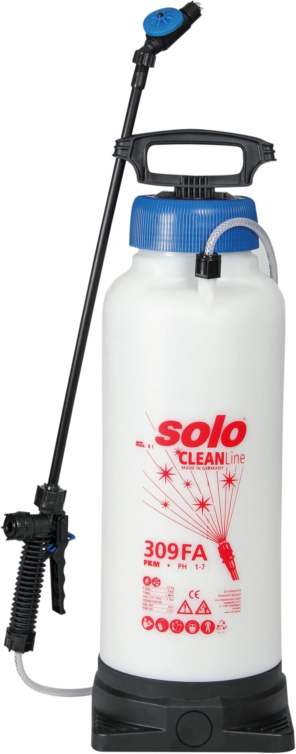 Amazon.com : SOLO 309-FA 2.5-Gallon CLEANLine Handheld Foaming Sprayer ...