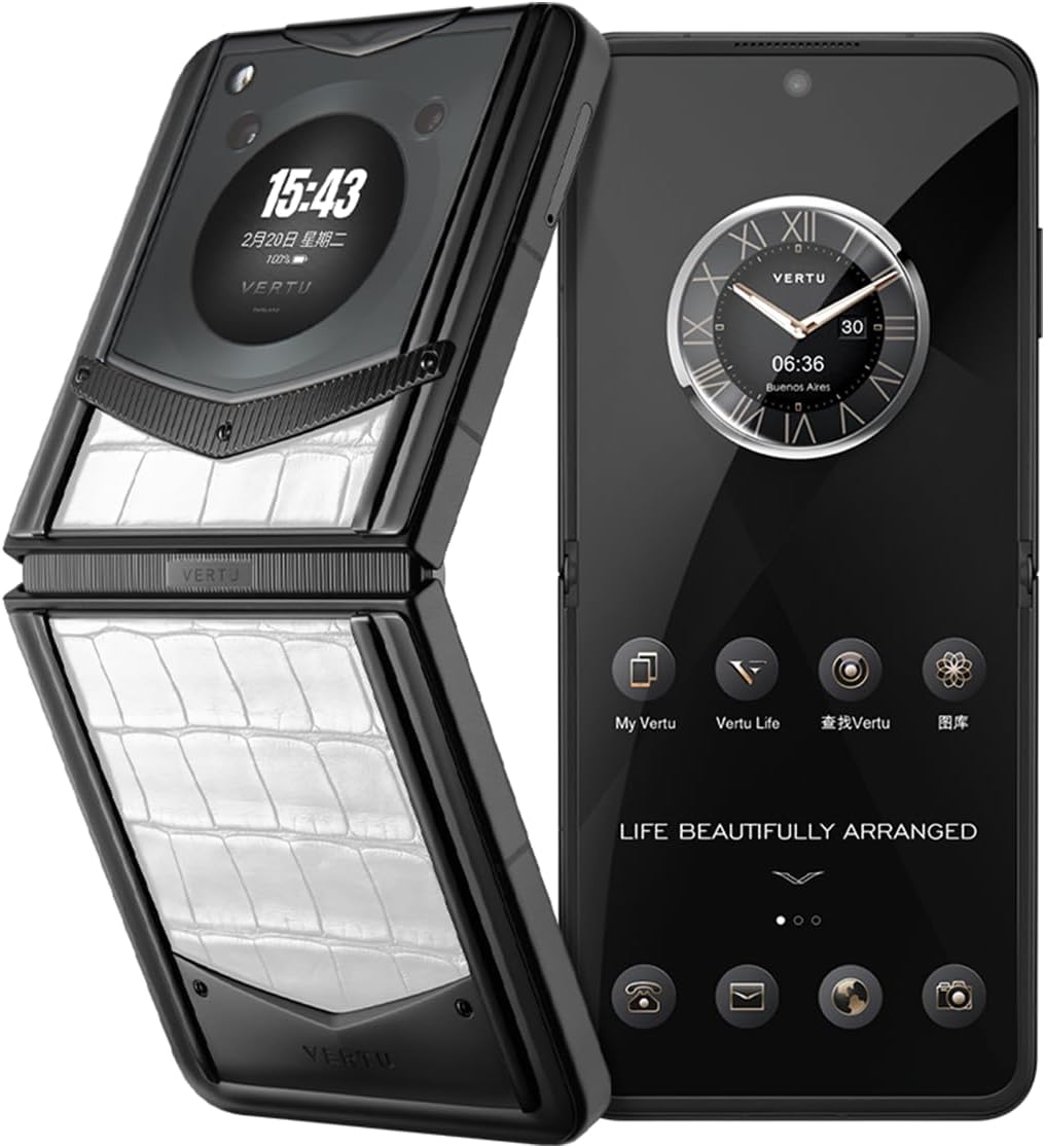 Amazon.com: VERTU IRONFLIP Alligator Skin Flip Cell Phone, Unlocked ...