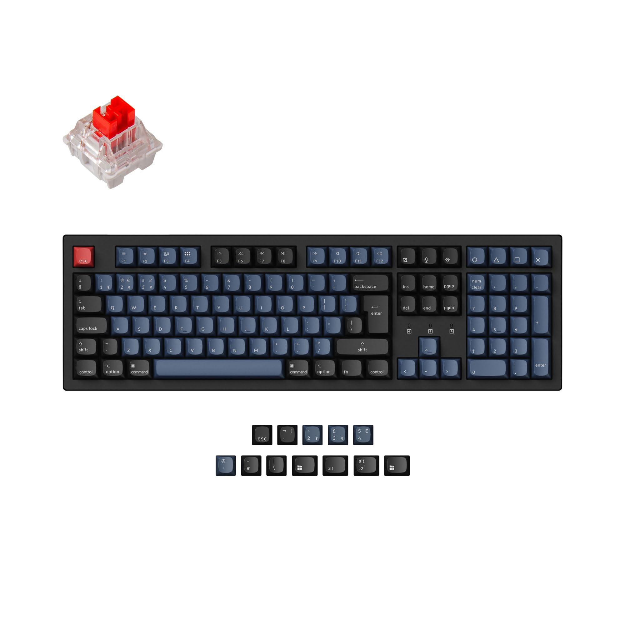 Keychron K10 Pro QMK/VIA Custom Wireless Mechanical Keyboard, Hot ...