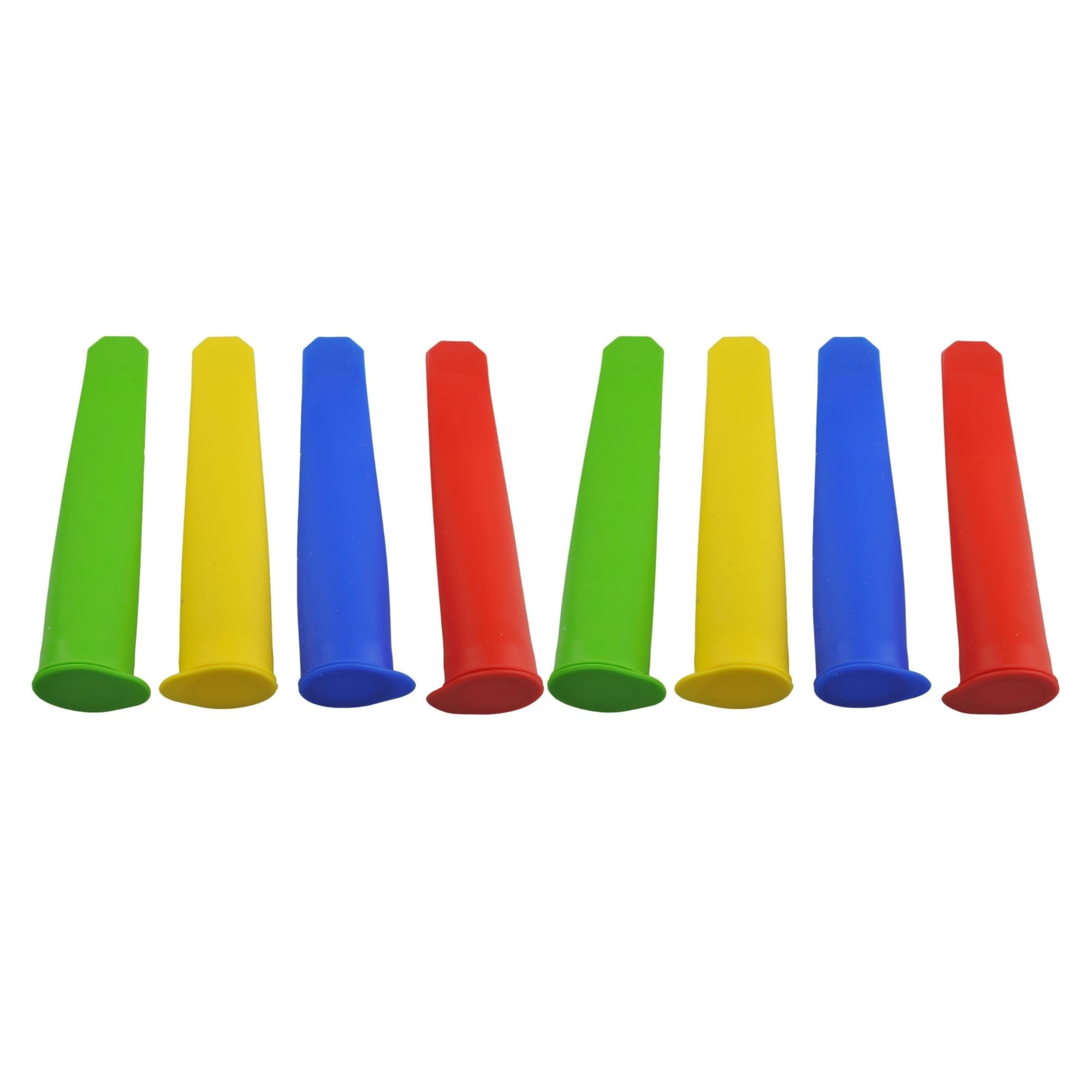 TRIXES 8 x Silicone Push Up Ice Lolly Mould - for Making Ice Pops ...
