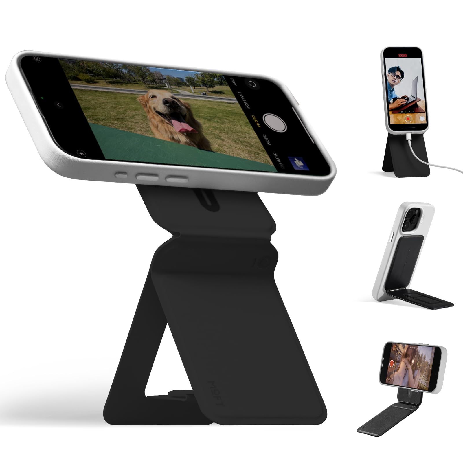 MOFT Tripod for iPhone 16/15/14/13/12 Series, Snap Invisible Phone ...