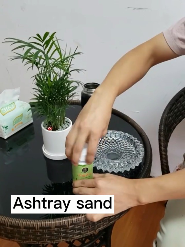 Watch Magic Ashtray Sand, Smokeless Ashtrays for Cigarettes Indoor on ...