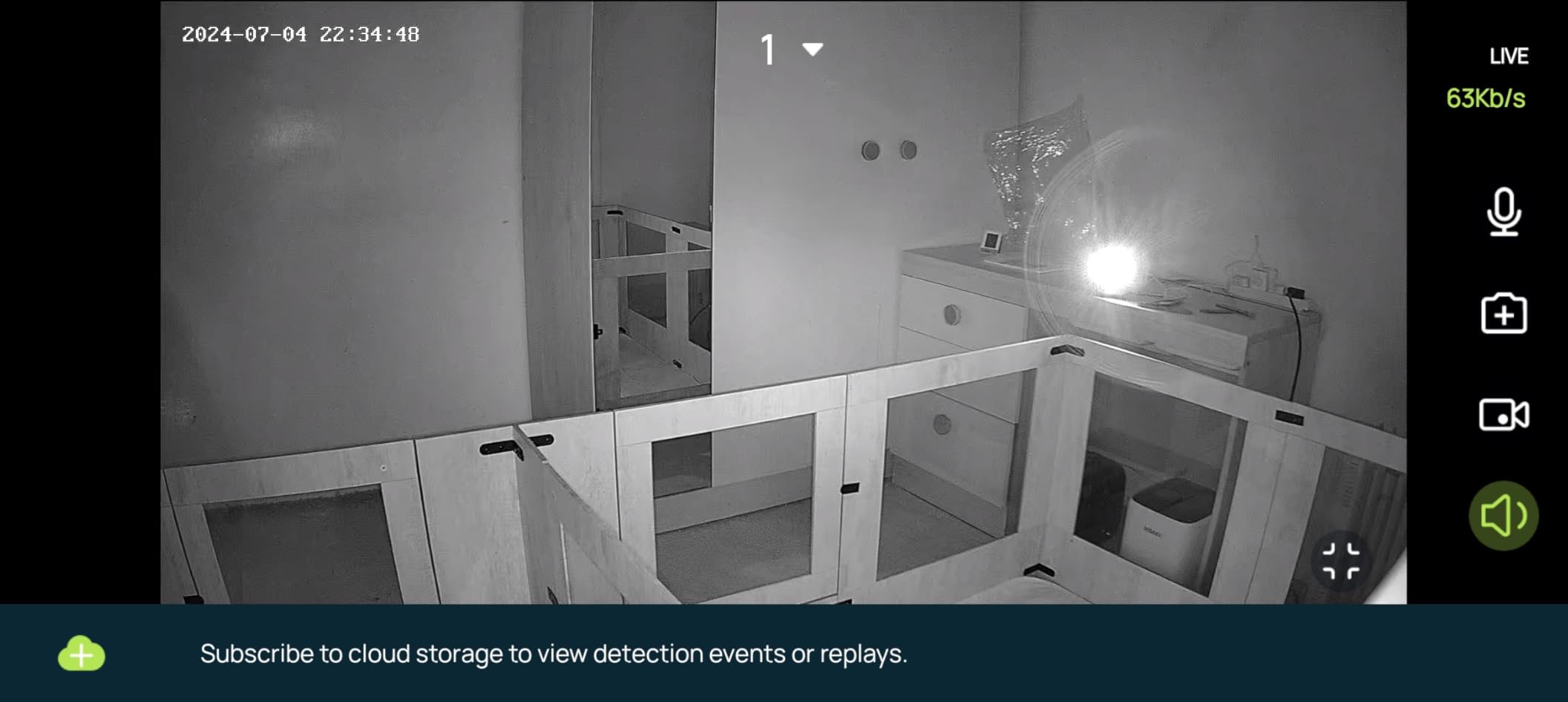 Large Dog Whelping Box Playpen: Indoor Pet Clear Two Rooms Giving Birth ...