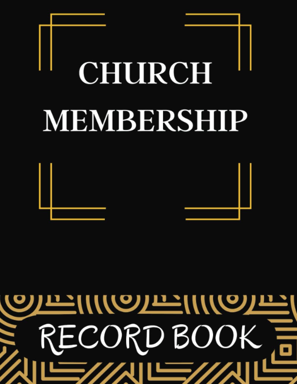Church Membership Record Book: Buchanan, P. K.: Amazon.com: Books