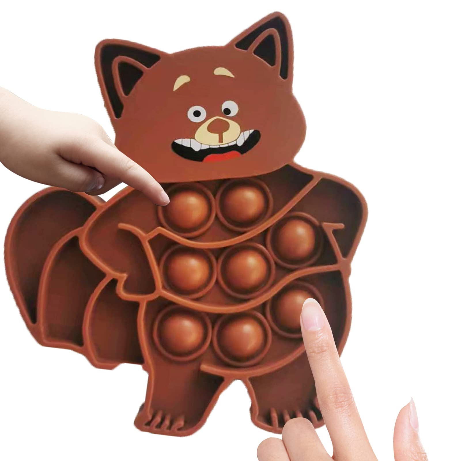 Turning Red Push Pop Fidget Toy, Turning Red Mei Panda Sensory Autism ...