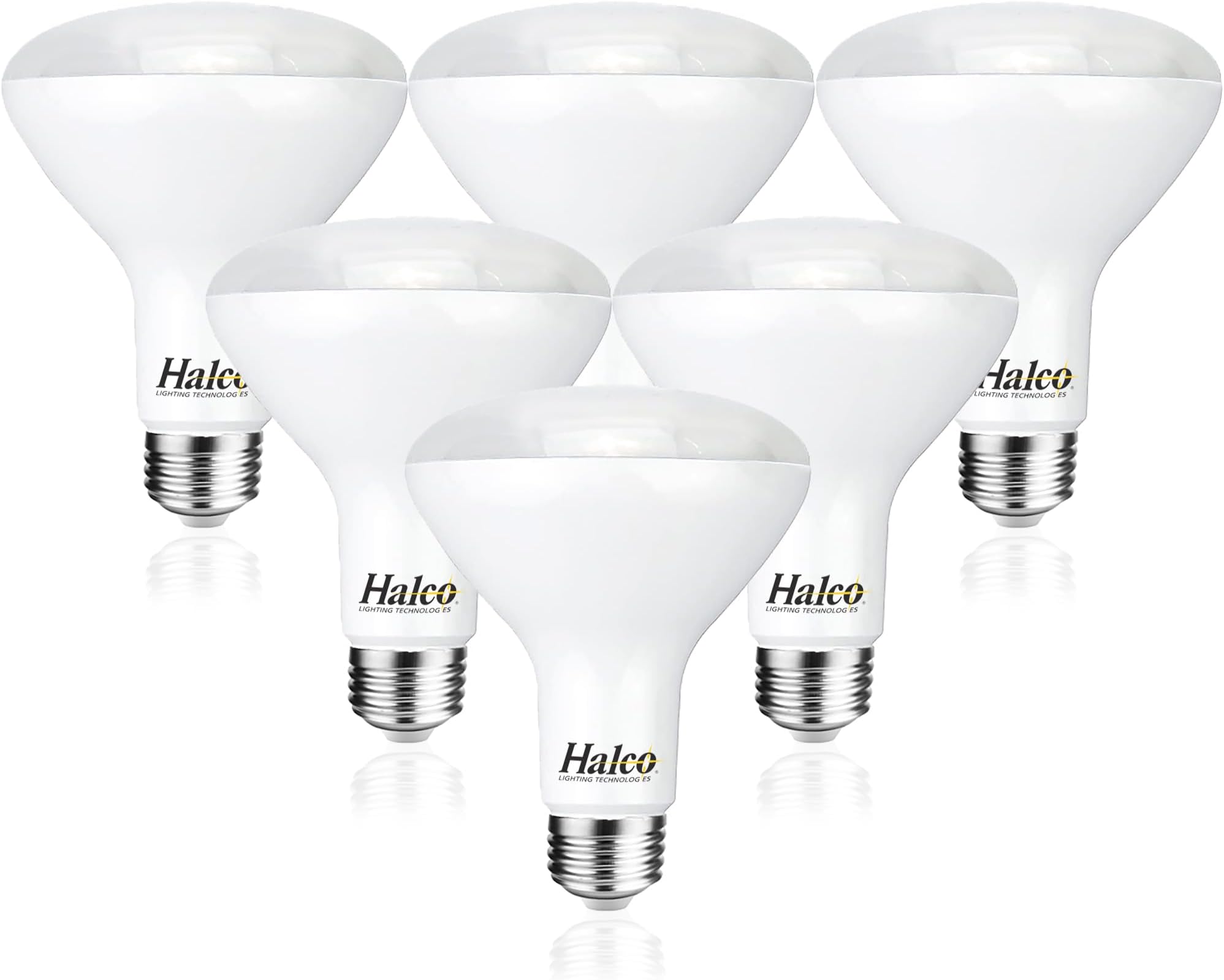Halco ProLED BR30 Flood Led Light Bulbs, Dimmable, 8W 650 Lumens, 3000K ...