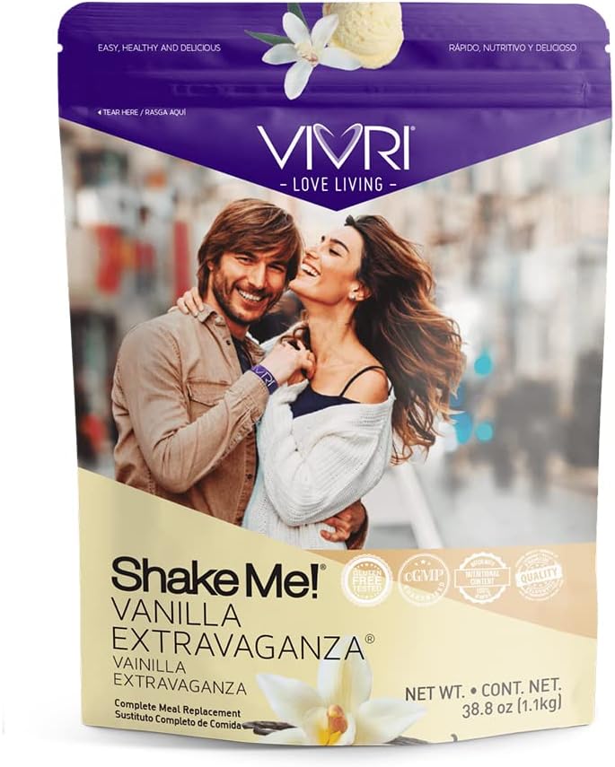Amazon.com: VIVRI Shake Me! Vanilla Meal Replacement Protein Powder ...