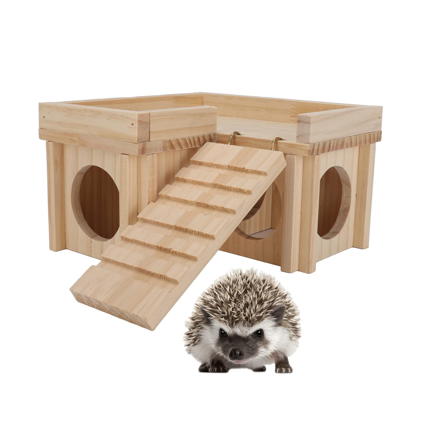 Houten Hamsterhuis Houten Hamsterhuis Met 2 Etages Voor Dwerghamsters