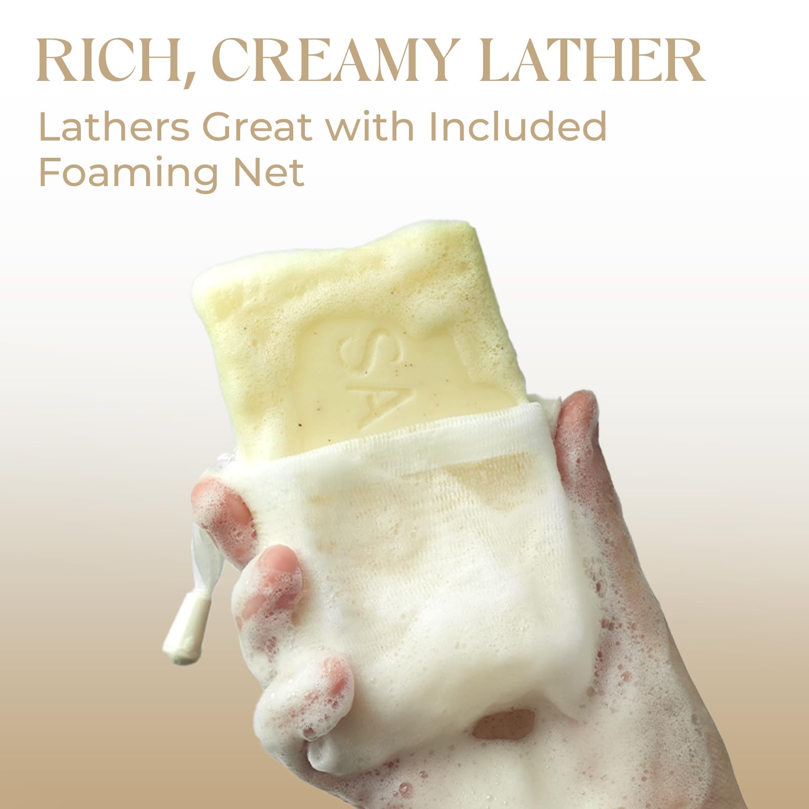 Snapklik.com : SAISZE Handmade Goat Milk Soap Bar, Enriched