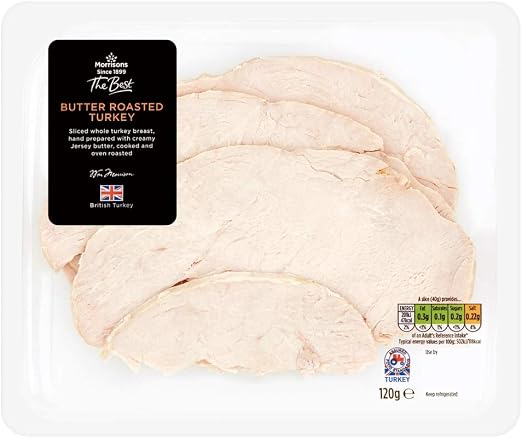 Morrisons The Best Butter Roasted Turkey, 120g : Amazon.co.uk: Grocery