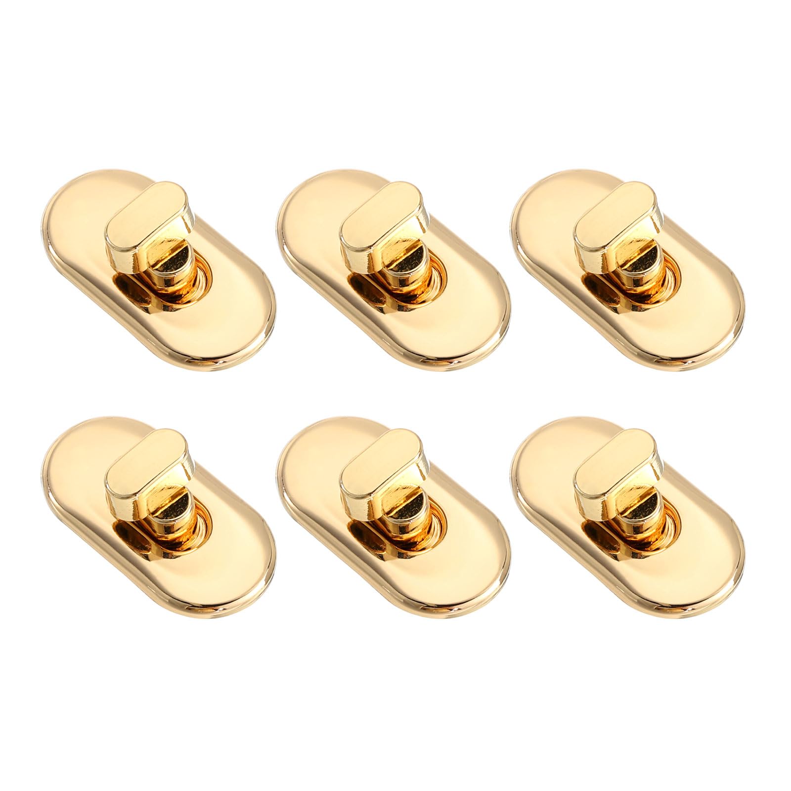 Amazon.com: uxcell 6pcs Turn Lock Clasp, Alloy Purse Closures Oval ...