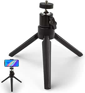 Mini Tripod Camera Pocket Tripod with 360° Ball Head 1/4 Screw Cold ...