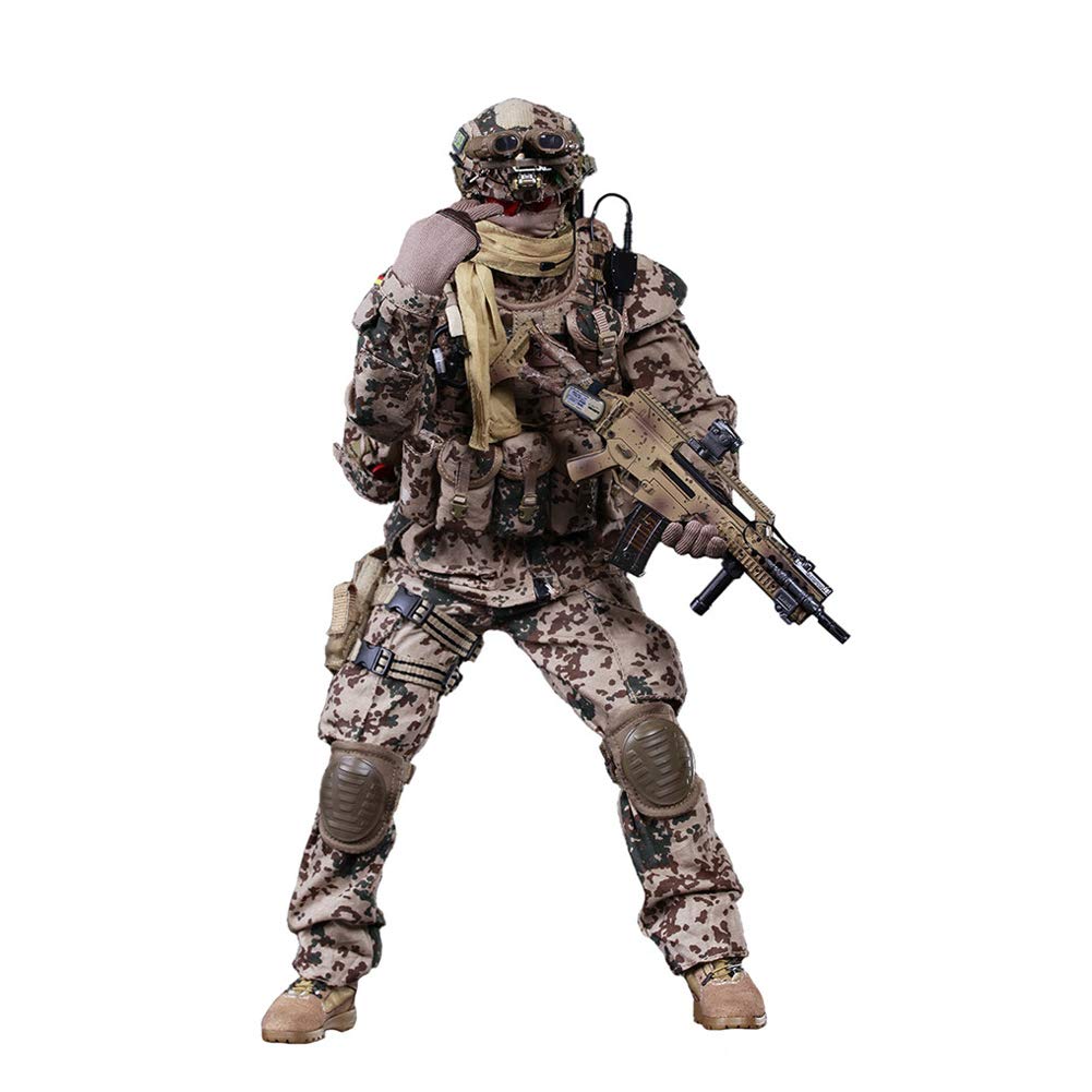 Buy WJ 12-Inch German Soldier Moving Doll Toy Model Model Soldier ...