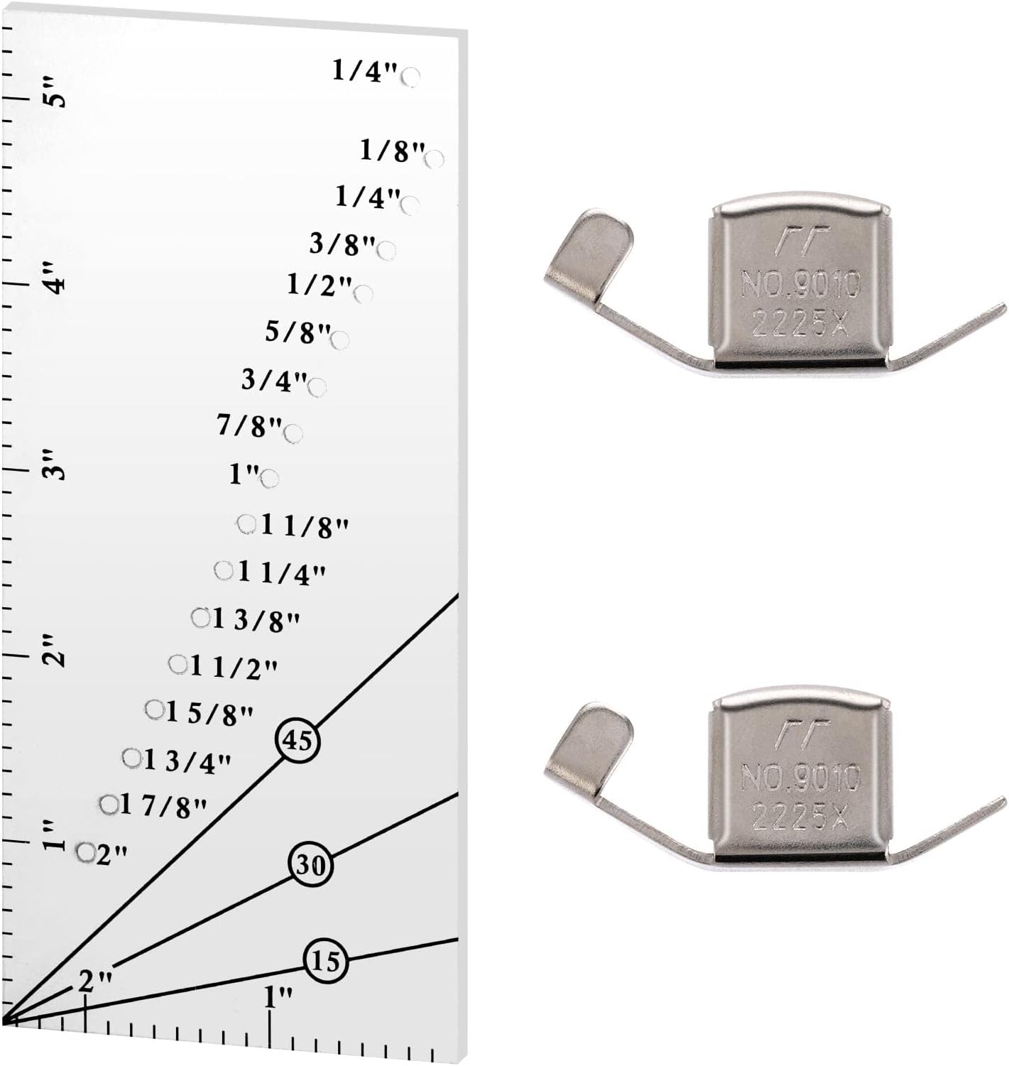Madam Sew Seam Allowance Ruler and Magnetic Seam Guide for Sewing ...