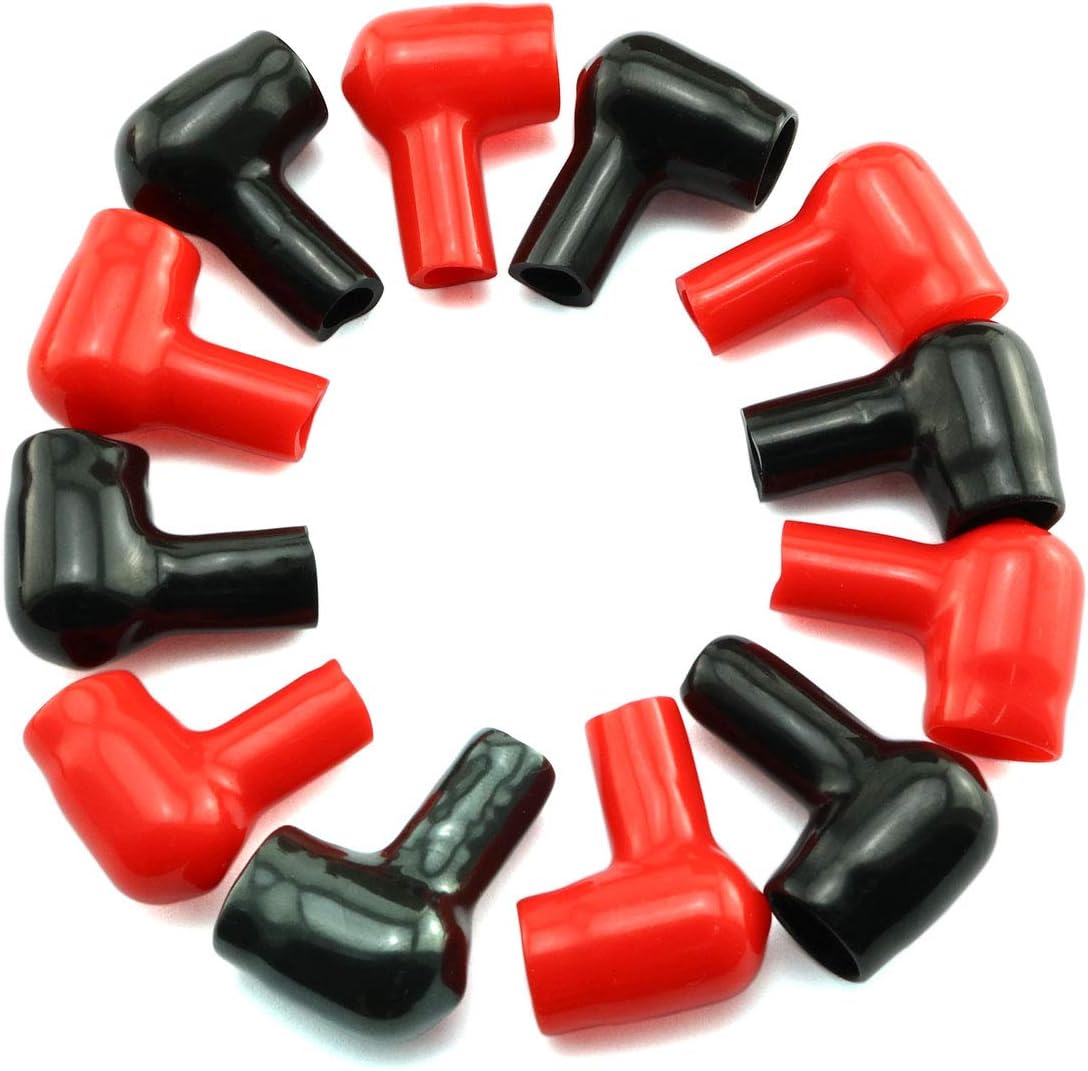 Amazon.com: HJ Garden 12pcs Battery Terminal Boots Covers Insulating ...