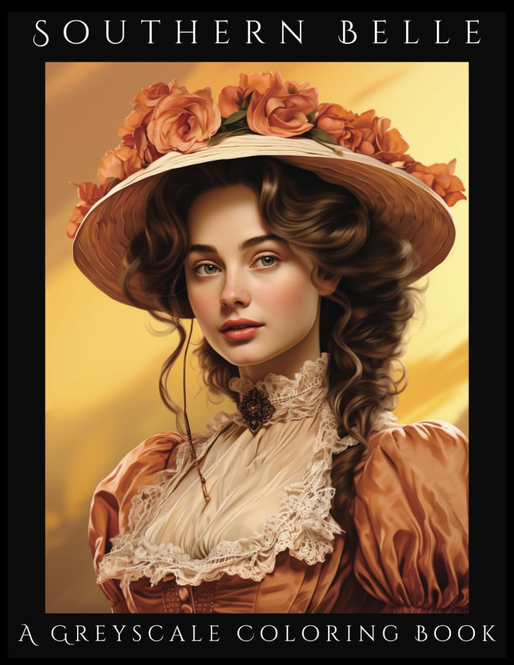 Amazon.com: Southern Belle: A Greyscale Coloring: 50 Beautiful Coloring ...
