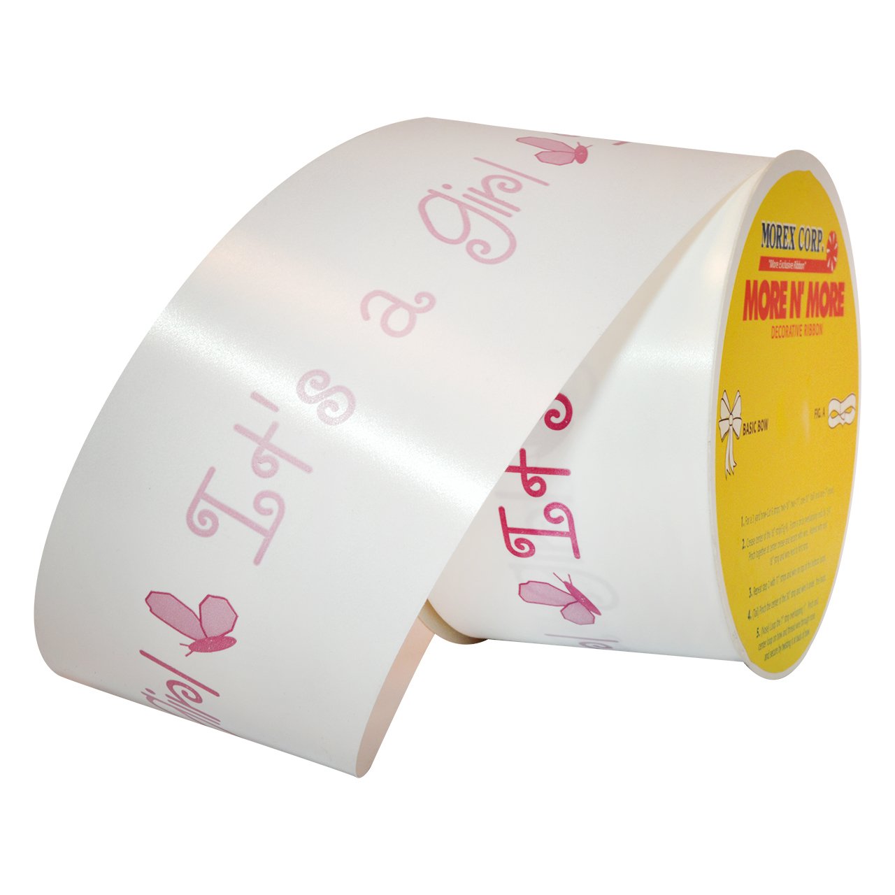 Amazon.com: Morex Ribbon Baby Surprise Ribbon: It's a Girl ...
