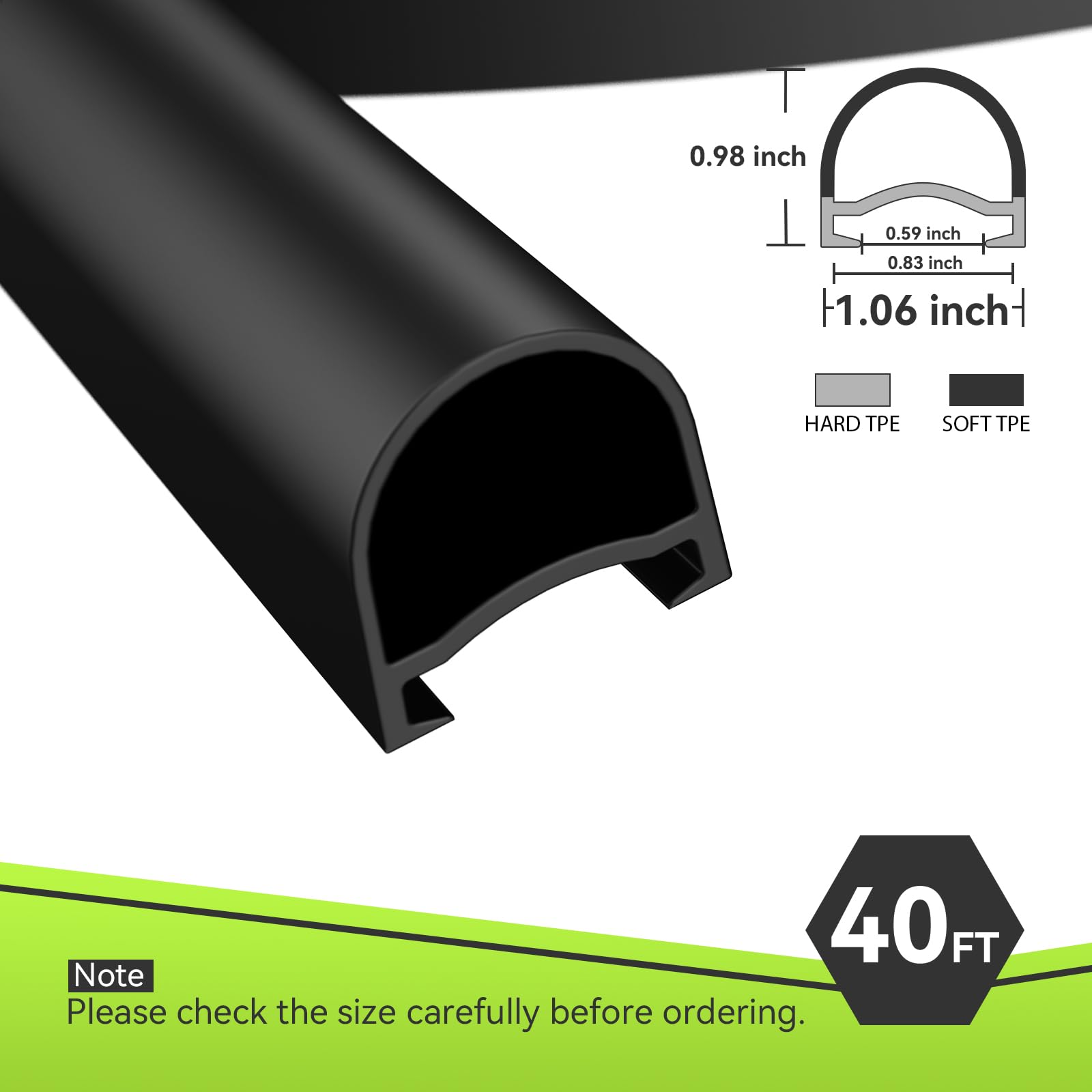 Snapklik.com : 40FT RV Slide Out Seal, Waterproof RV Seal Replacement ...