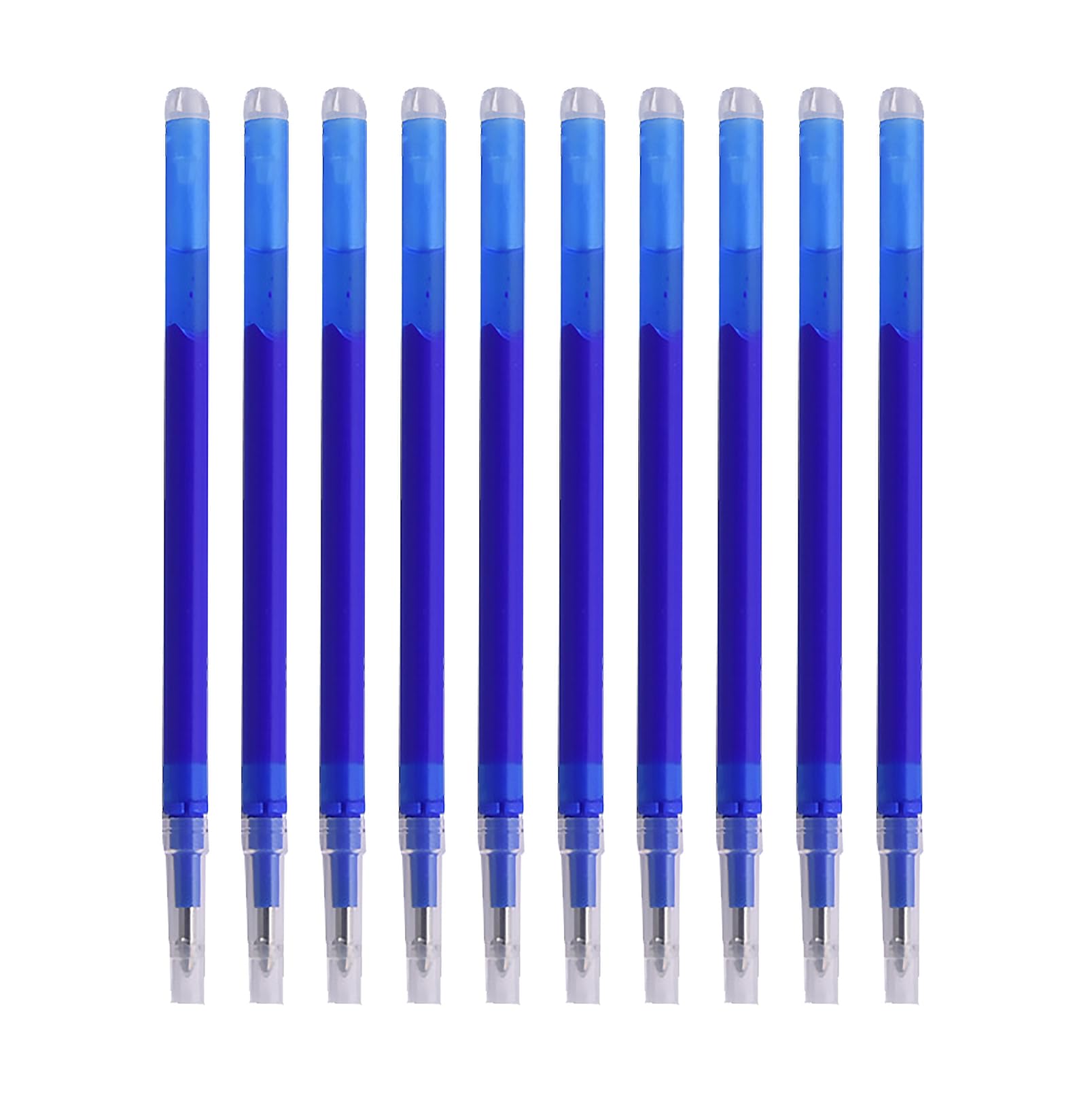 Lot de 10 Stylo Effacables,Effacable Bleu Encre Stylos,0.7 mm ...