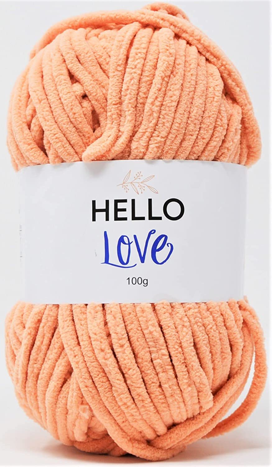 Hello Love Yarn, Pale Coral, 100g : Amazon.co.uk: Home & Kitchen