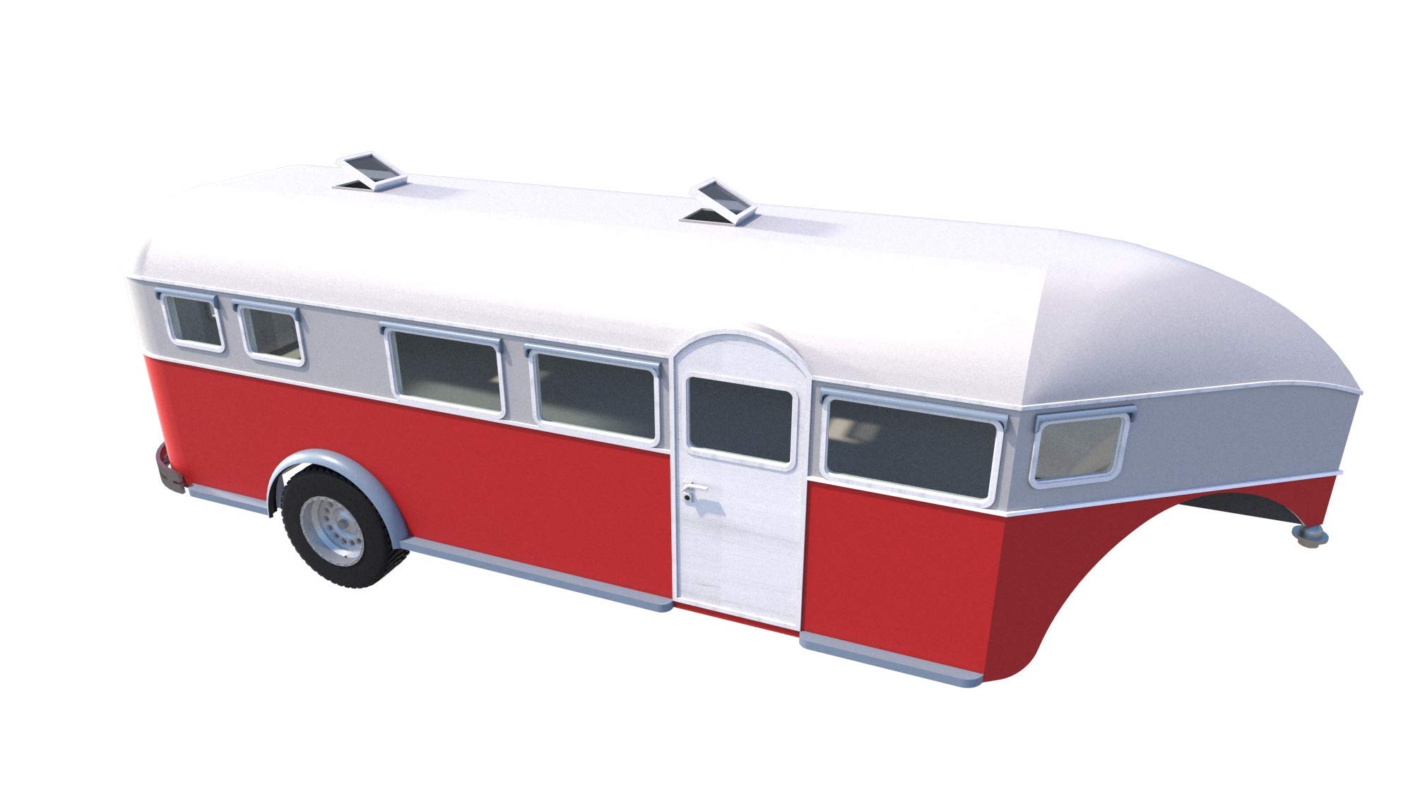 Buy 23' Gooseneck Camper Trailer DIY Plans Camping RV Caravan 5th Wheel ...