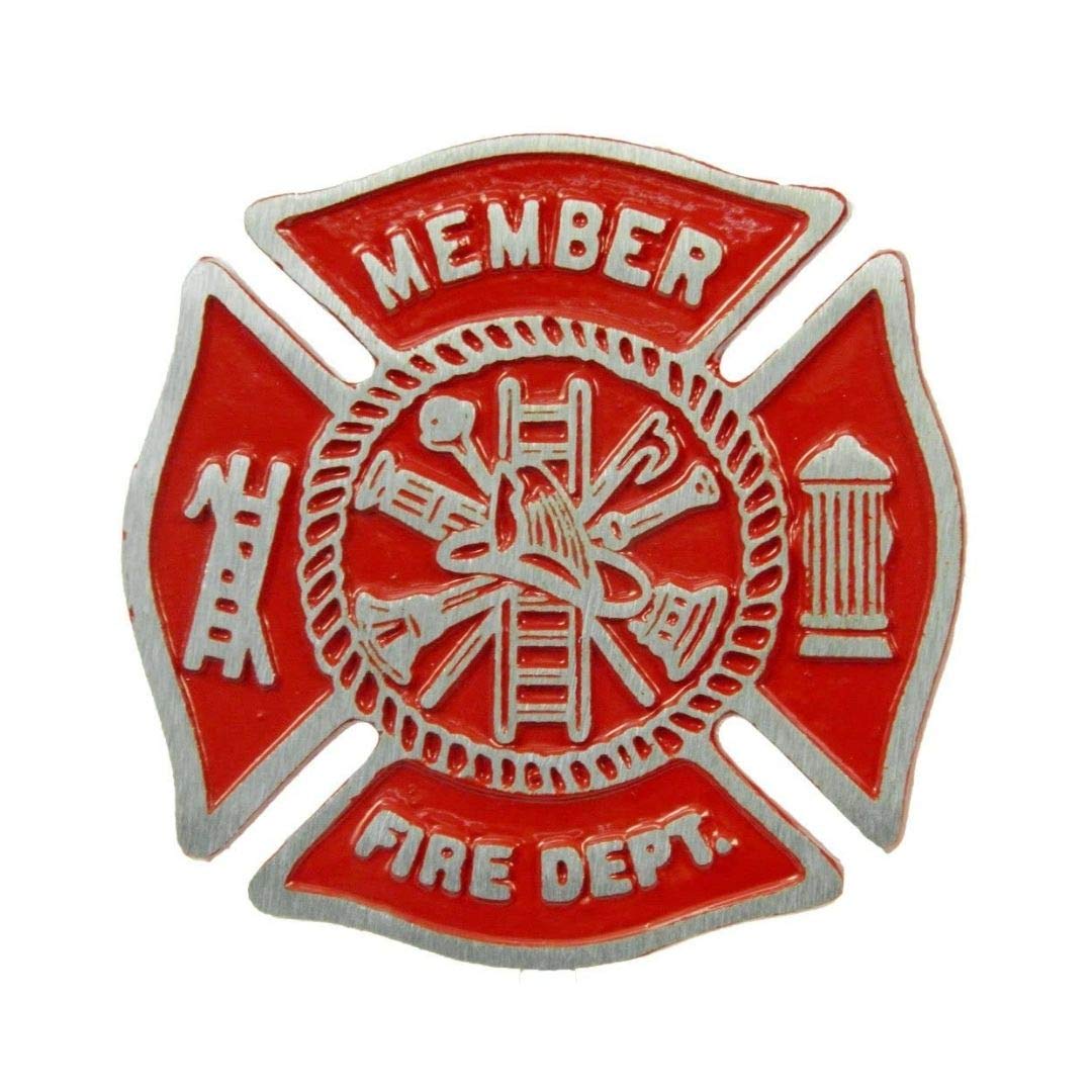 Amazon.com : Aluminum Grave Marker Firefighter, Cemetery Memorial Flag ...