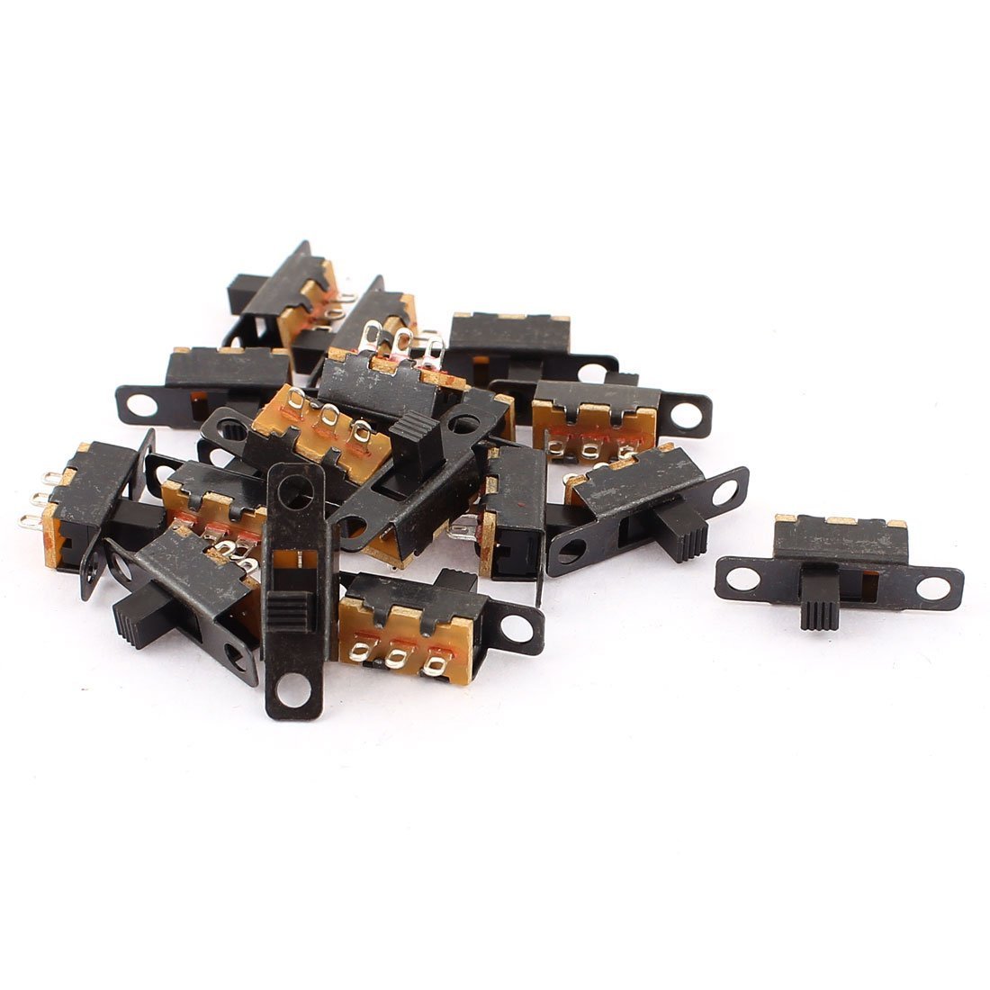 PRAV® Power Side Knob Panel Mount Slide Switch 2 Position 3 Terminals ...