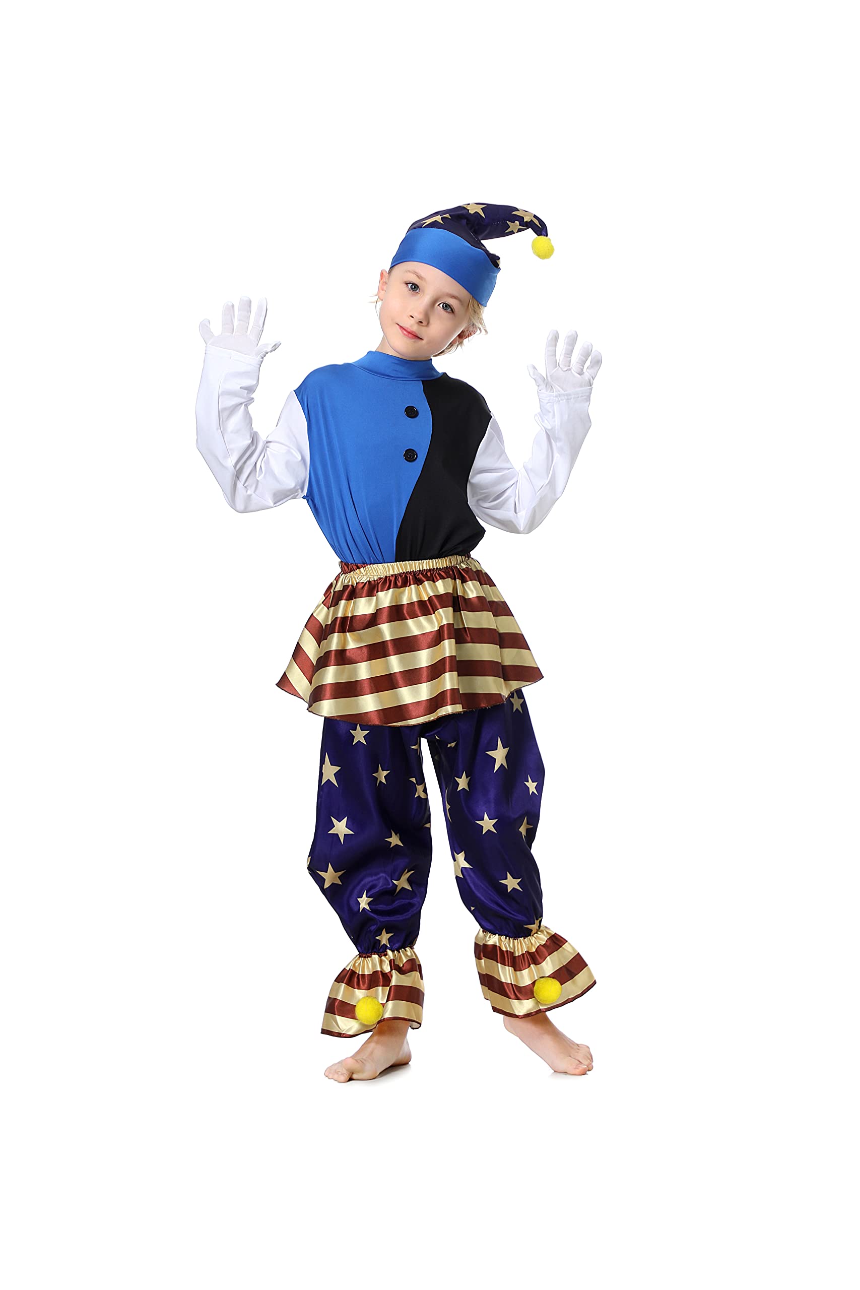 Buy Moondrop Sundrop FNA Cosplay Costume Outfit, Cartoon Sun Moon Clown ...