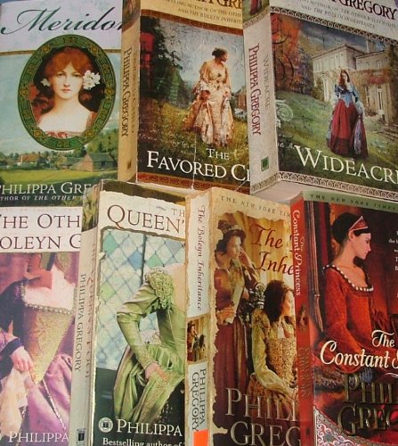 7 Novels by Philippa Gregory: Wideacre; Favored Child; Meridon ...