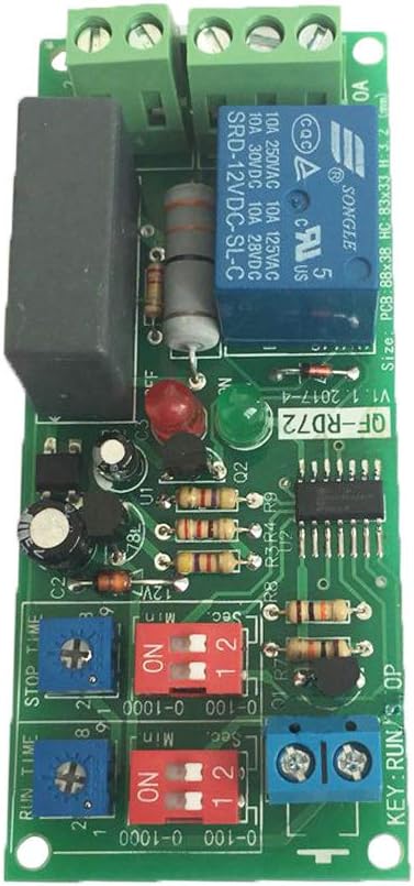 Comidox 1PCS Infinite Cycle Delay Timing Timer Relay Switch Turn ON/OFF ...