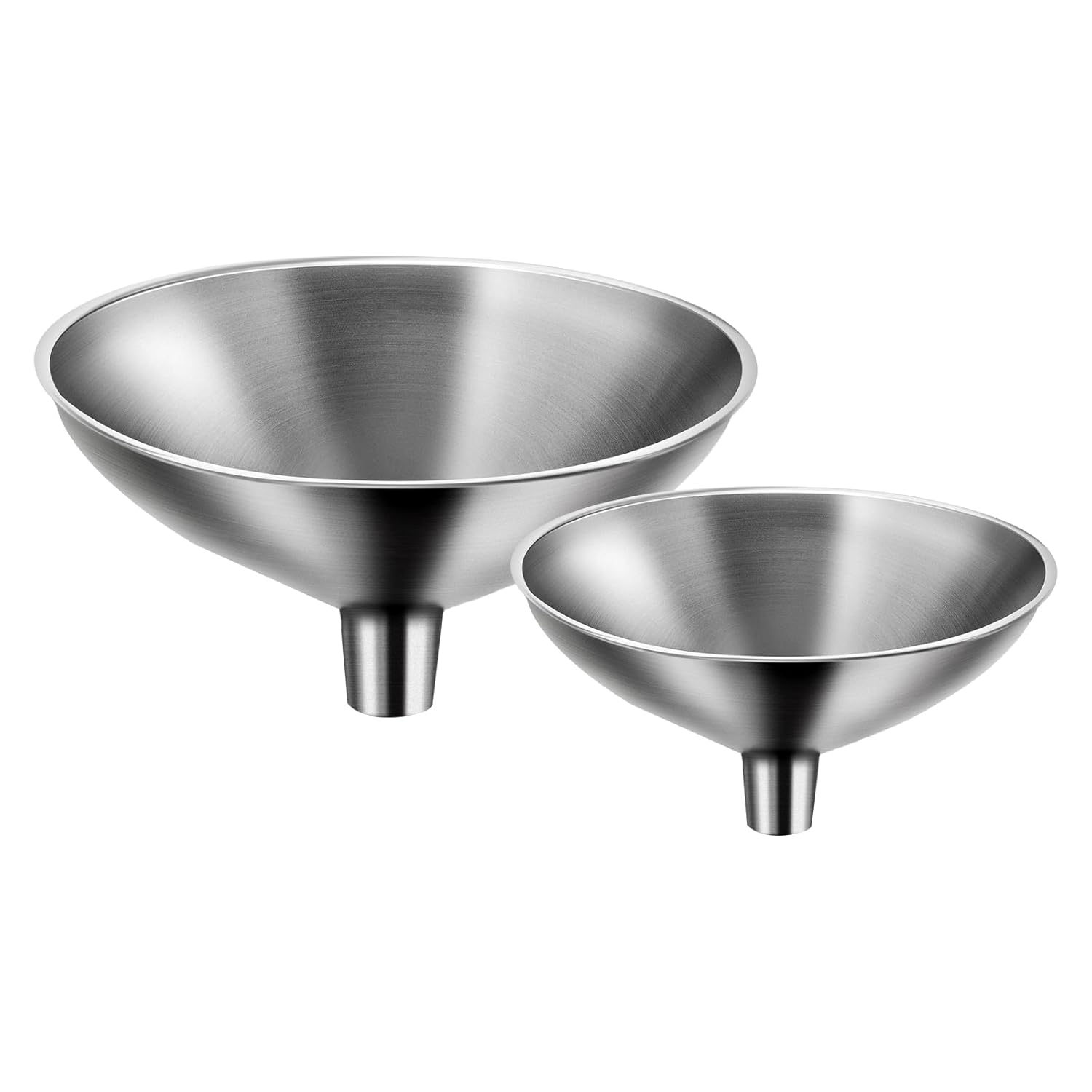 Amazon.com: Nomatox Small Funnel Set of 2, Stainless Steel Mini Funnel ...
