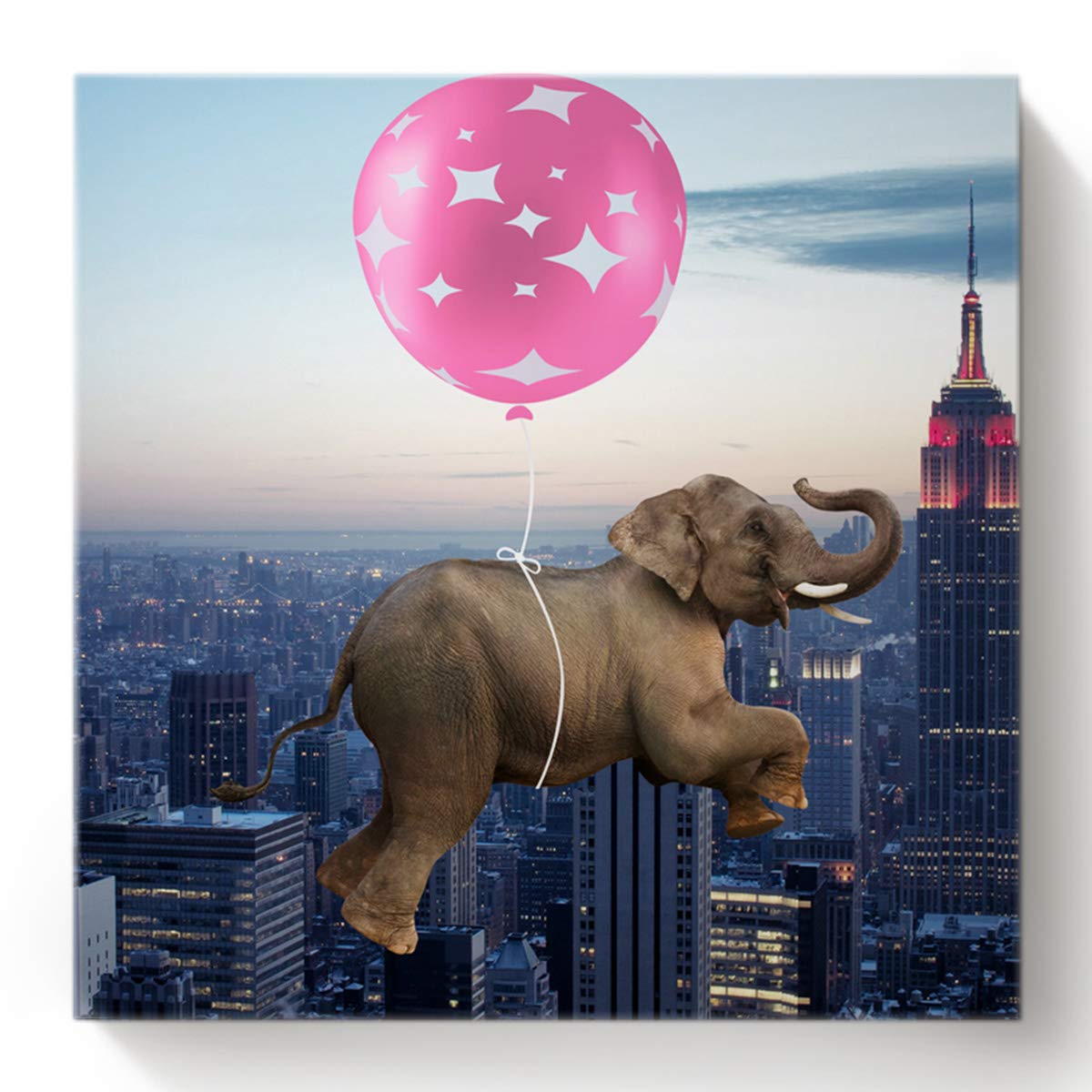 Flying Pink Elephant