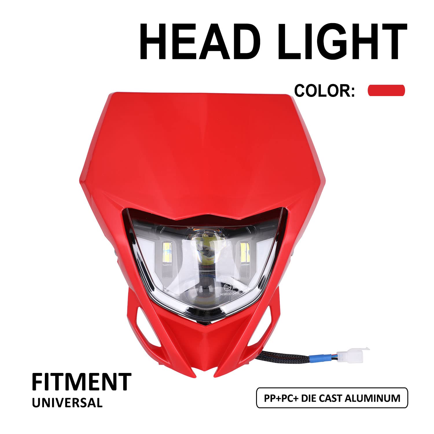 Snapklik.com : AnXin Dirt Bike Headlight LED Head Light Kit