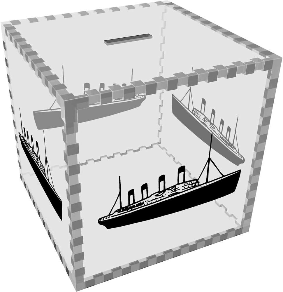 Amazon.com: Large 'Titanic Ship' Clear Money Box / Piggy Bank ...