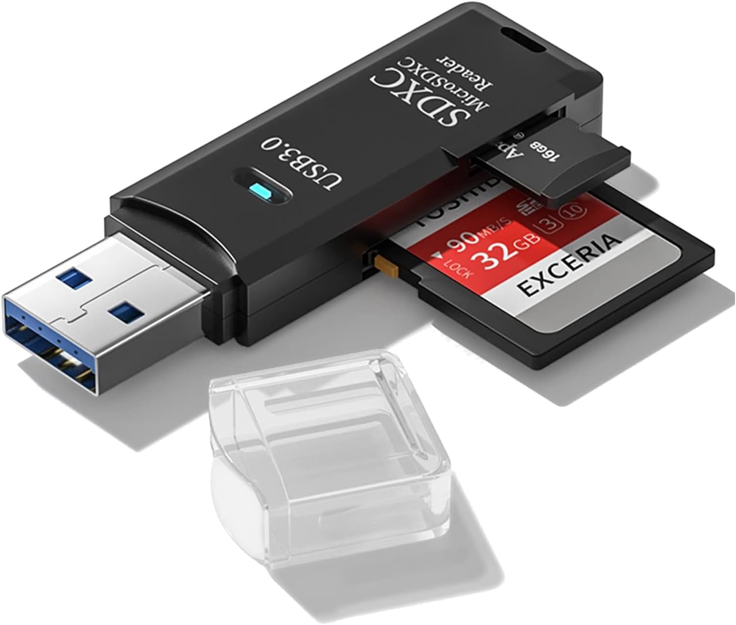 Amazon.com: Anker USB 3.0 SD Card Reader, 2-in-1 SD Card Reader for ...