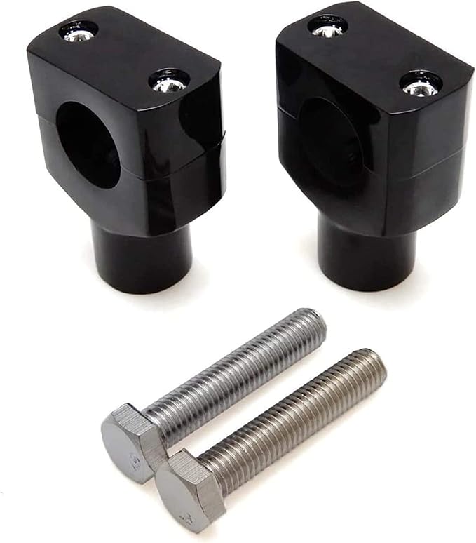 Amazon.com: KEMIMOTO 1 Inch Motorcycle Handlebar Risers, Aluminum Alloy ...