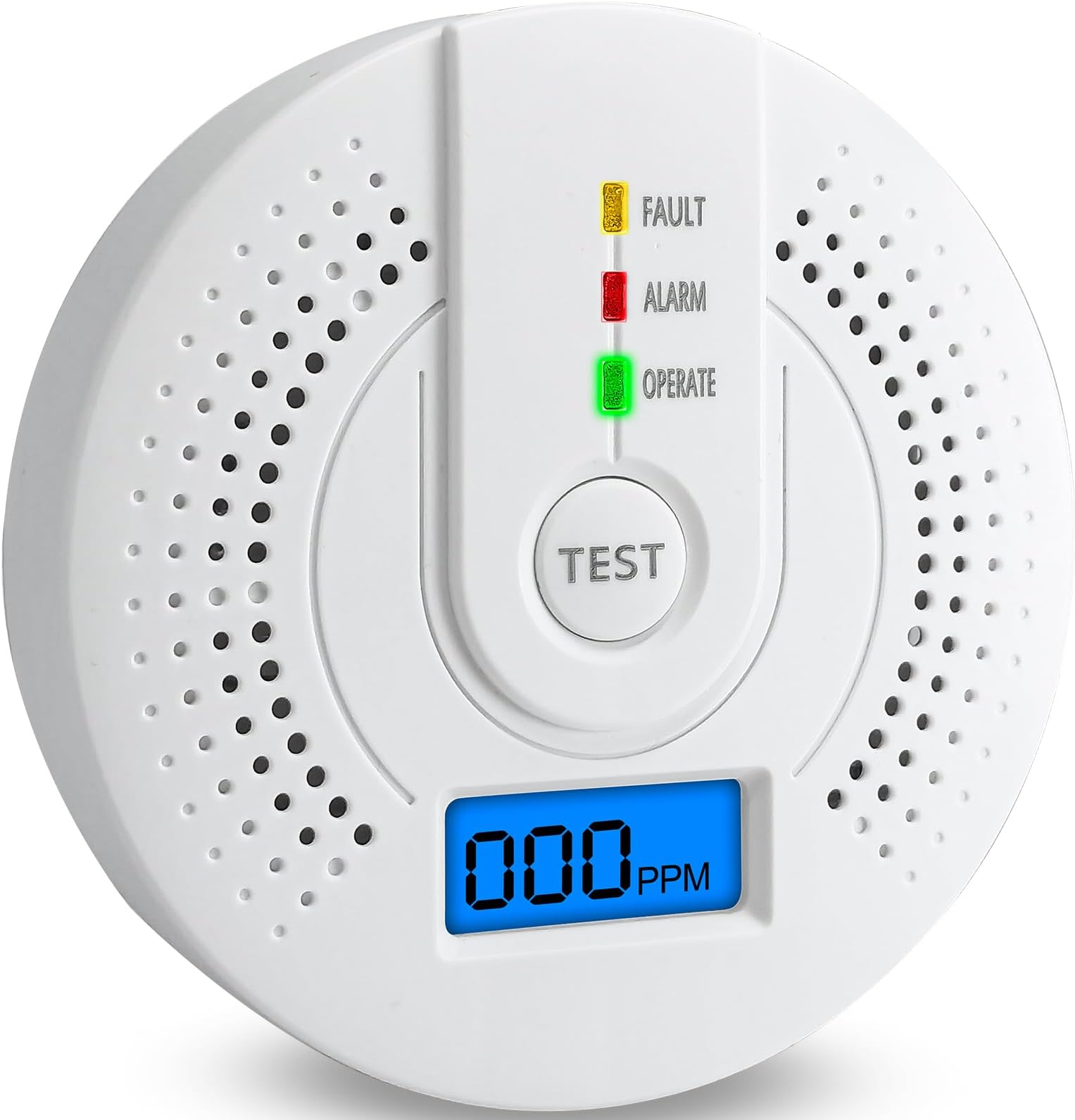 Carbon Monoxide Detector,Battery Operated CO Alarm Detector Monitor ...