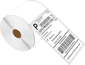 Amazon.com : USUPERINK 100 Roll (500 Labels/Roll) 4'' x 6'' Direct ...