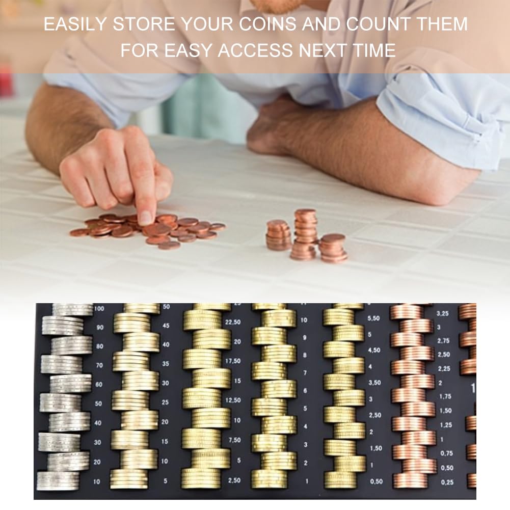 Tabla De Conteo De Monedas Cash Vault Caja De Ahorros De Madera,