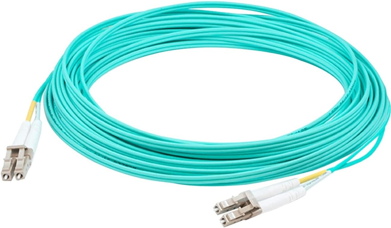 Amazon.com: AddOn 14ft LC (Male) to LC (Male) Aqua OM4 Duplex Fiber OFNR (Riser-Rated) Patch ...