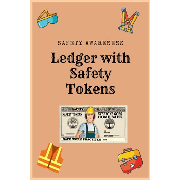 Buy Safety Awareness Ledger with Safety Token: Color Pages, Reward ...
