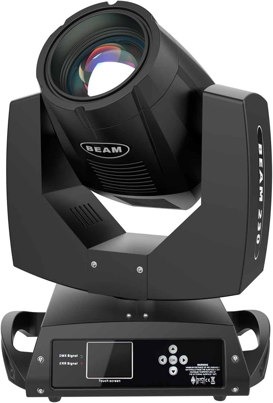 Amazon.com: Beam 230 7r Moving Head Light，17 Gobos 14 Colors 230W Beam Light, 16CH DMX 512 Sound ...
