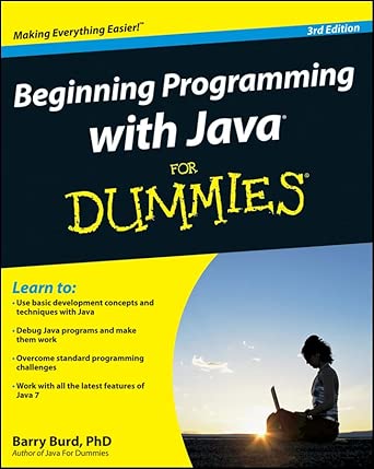 Beginning Programming with Java for Dummies : Burd, Barry: Amazon.com.mx: Libros